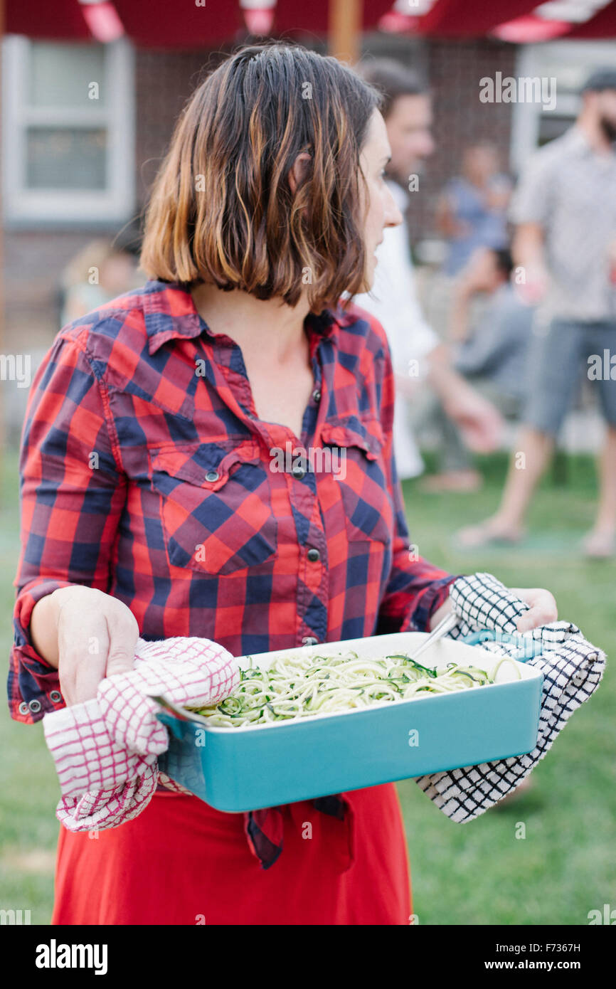 Woman large portion food hi-res stock photography and images - Alamy
