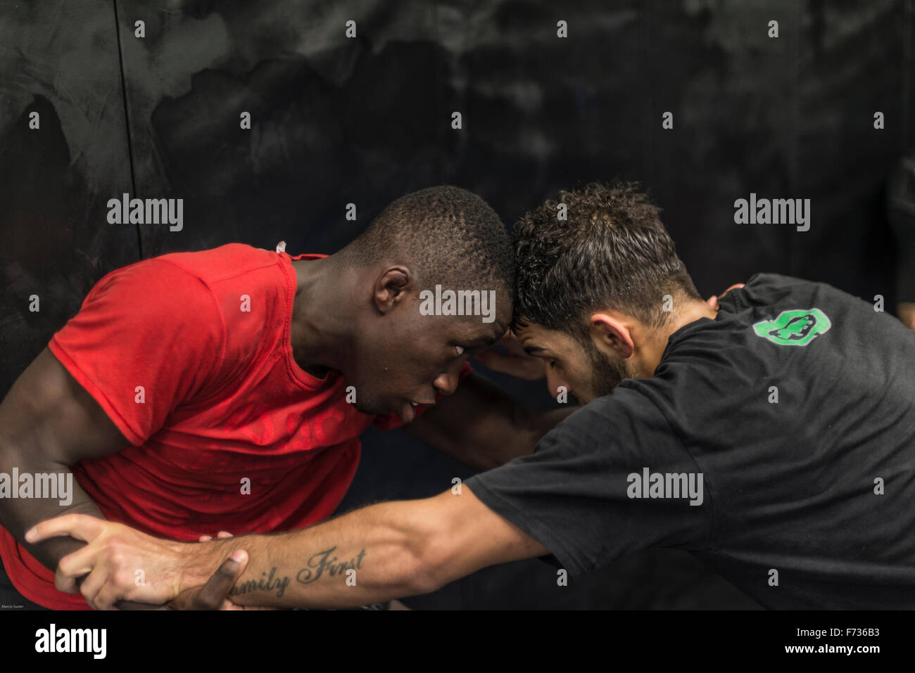 MMA fighter training Stock Photo - Alamy