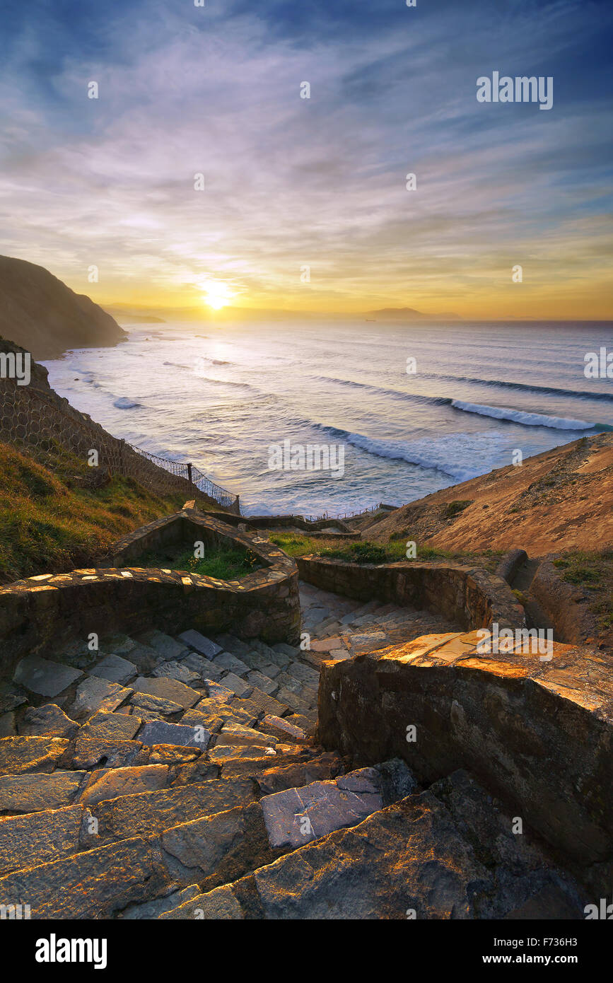 Cliff stairs steps hi-res stock photography and images - Alamy