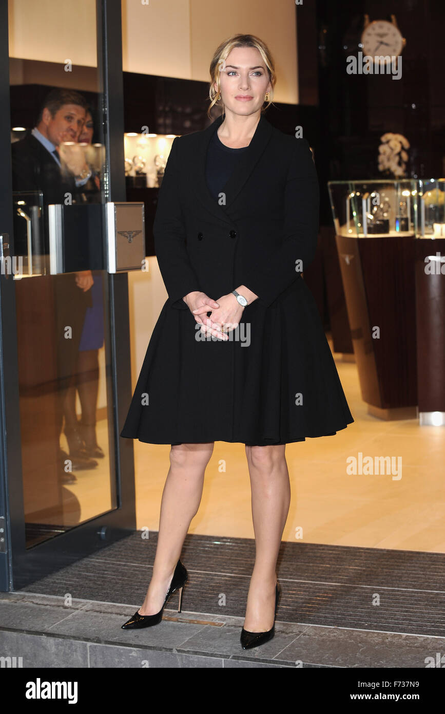 London, Uk. 24th Nov, 2015. Kate Winslet attends Longines Boutique ...