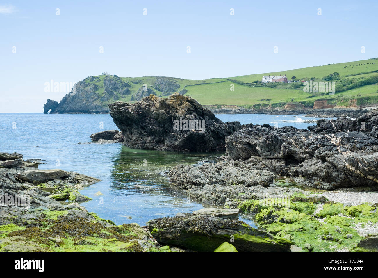 View Of Prawle Point East Prawle Devon Stock Photo Alamy