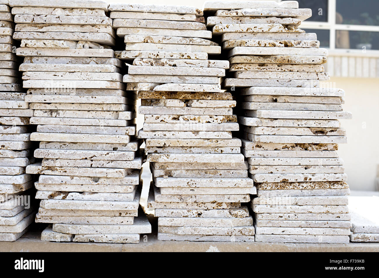 pile of cement brick block Stock Photo - Alamy