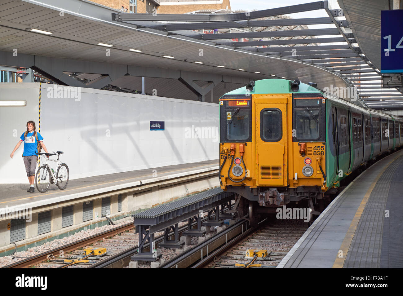 London Bridge rail station, London England United Kingdom UK Stock ...
