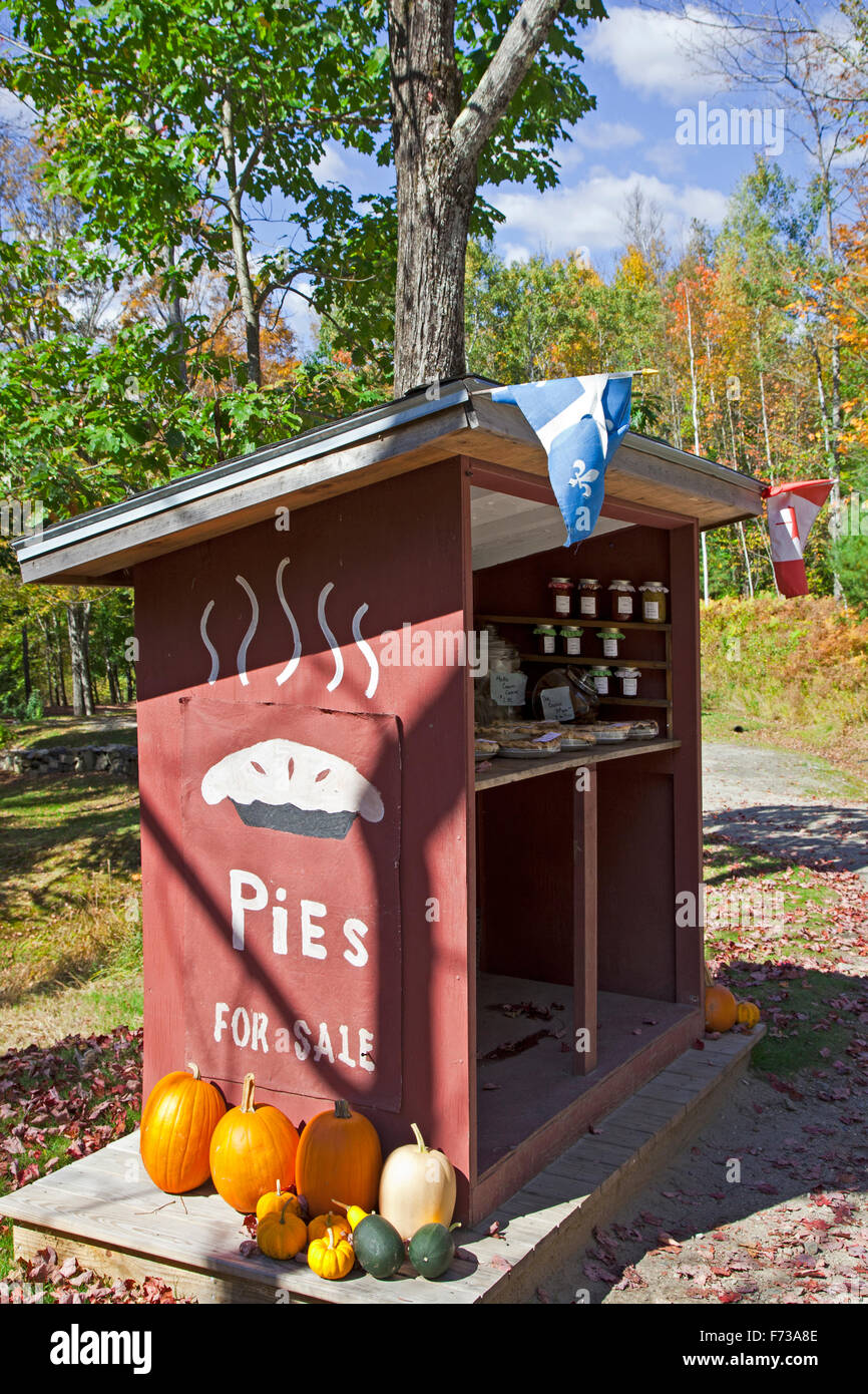 Road Food Stand, Northwestern Maine Stock Photo - Alamy