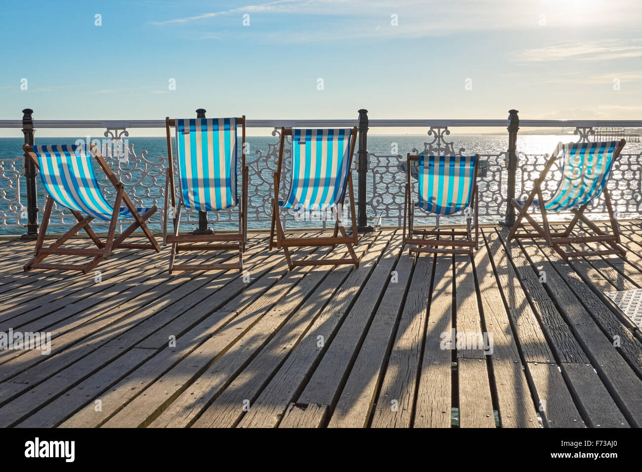 Sunshine deckchairs hi-res stock photography and images - Alamy