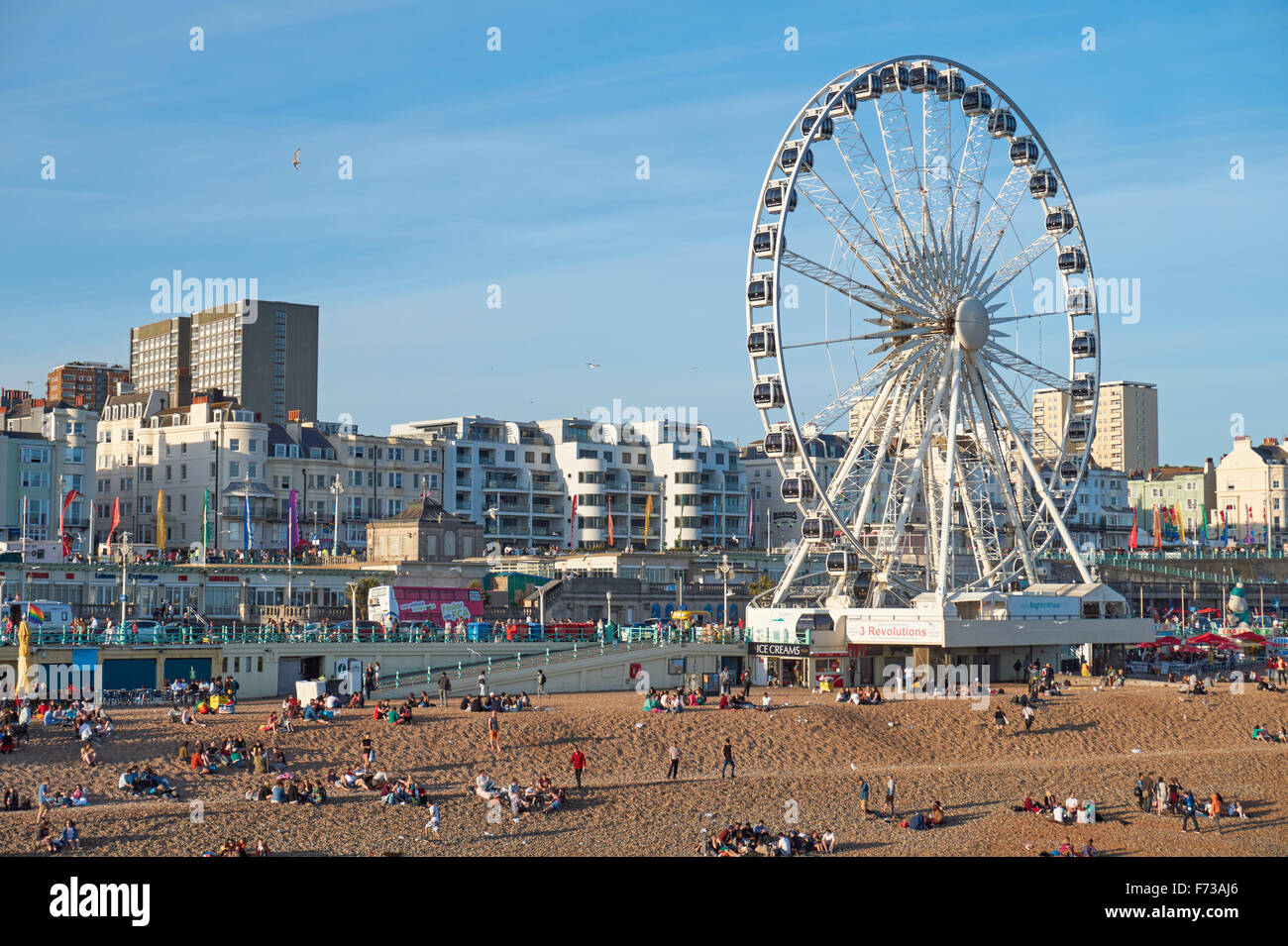 Brighton seafront landscape hi-res stock photography and images - Alamy