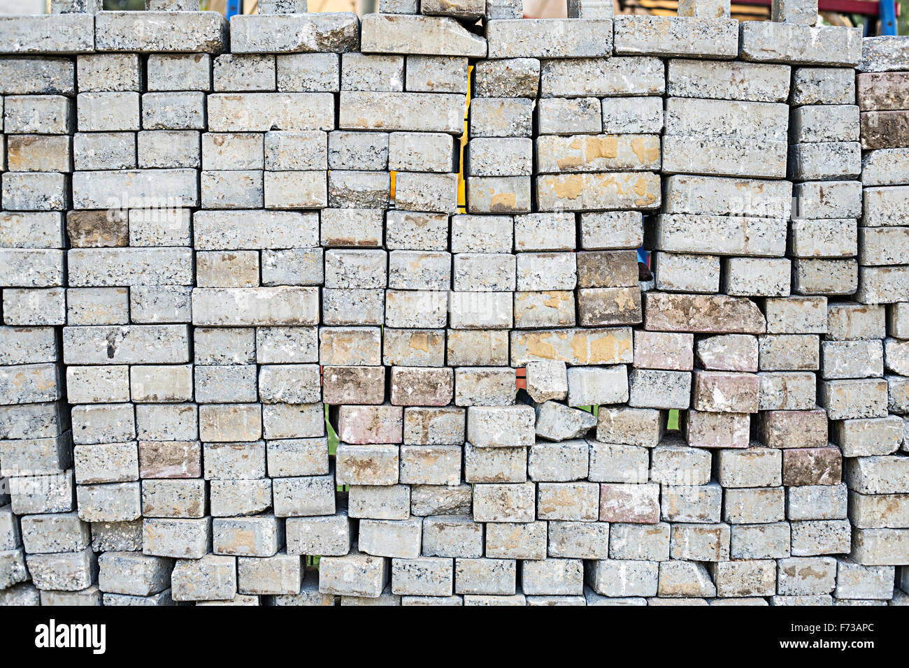 pile of cement brick block Stock Photo - Alamy