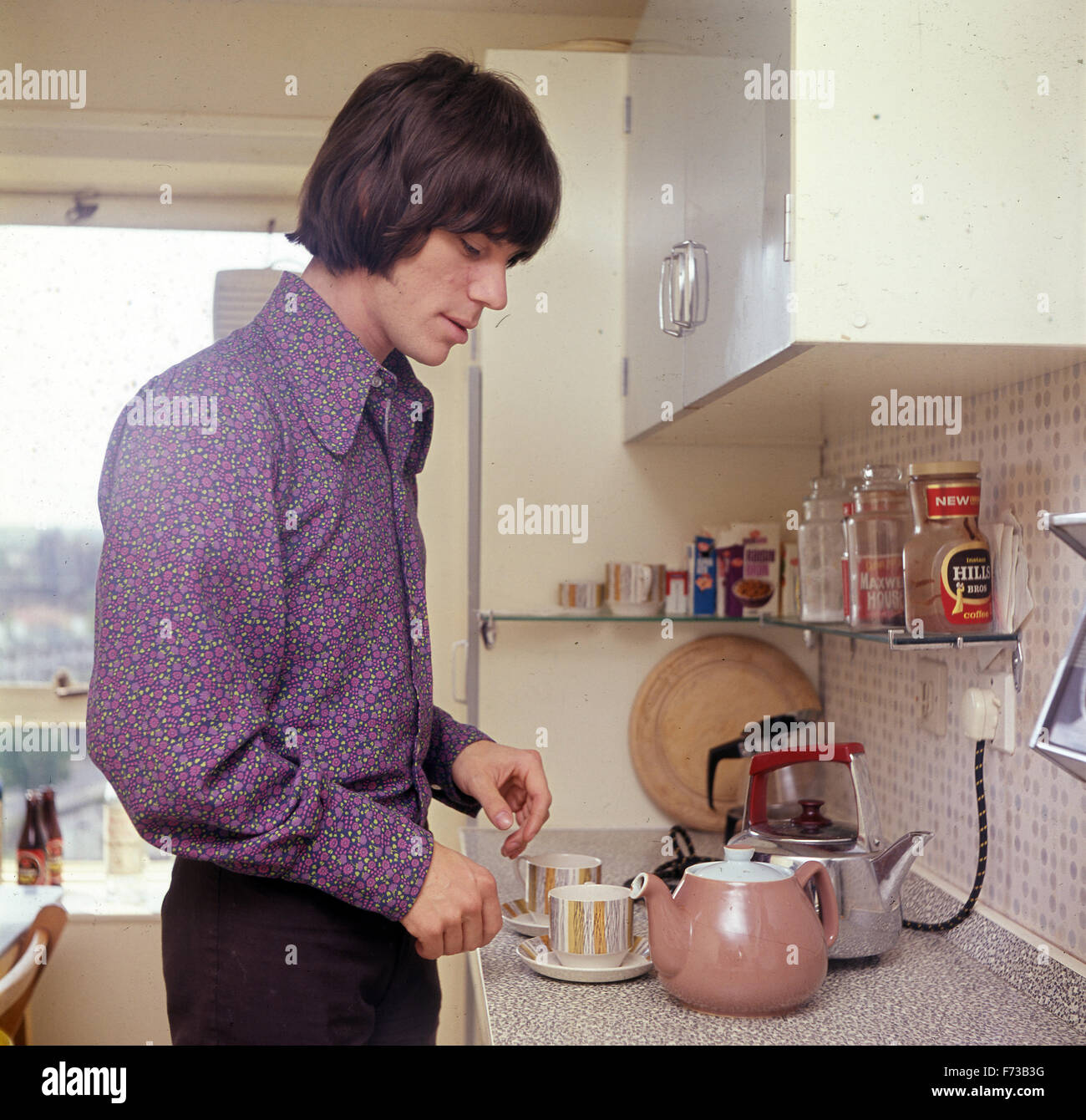 JEFF BECK English rock guitarist at his home in Sutton, Surrey, in May ...