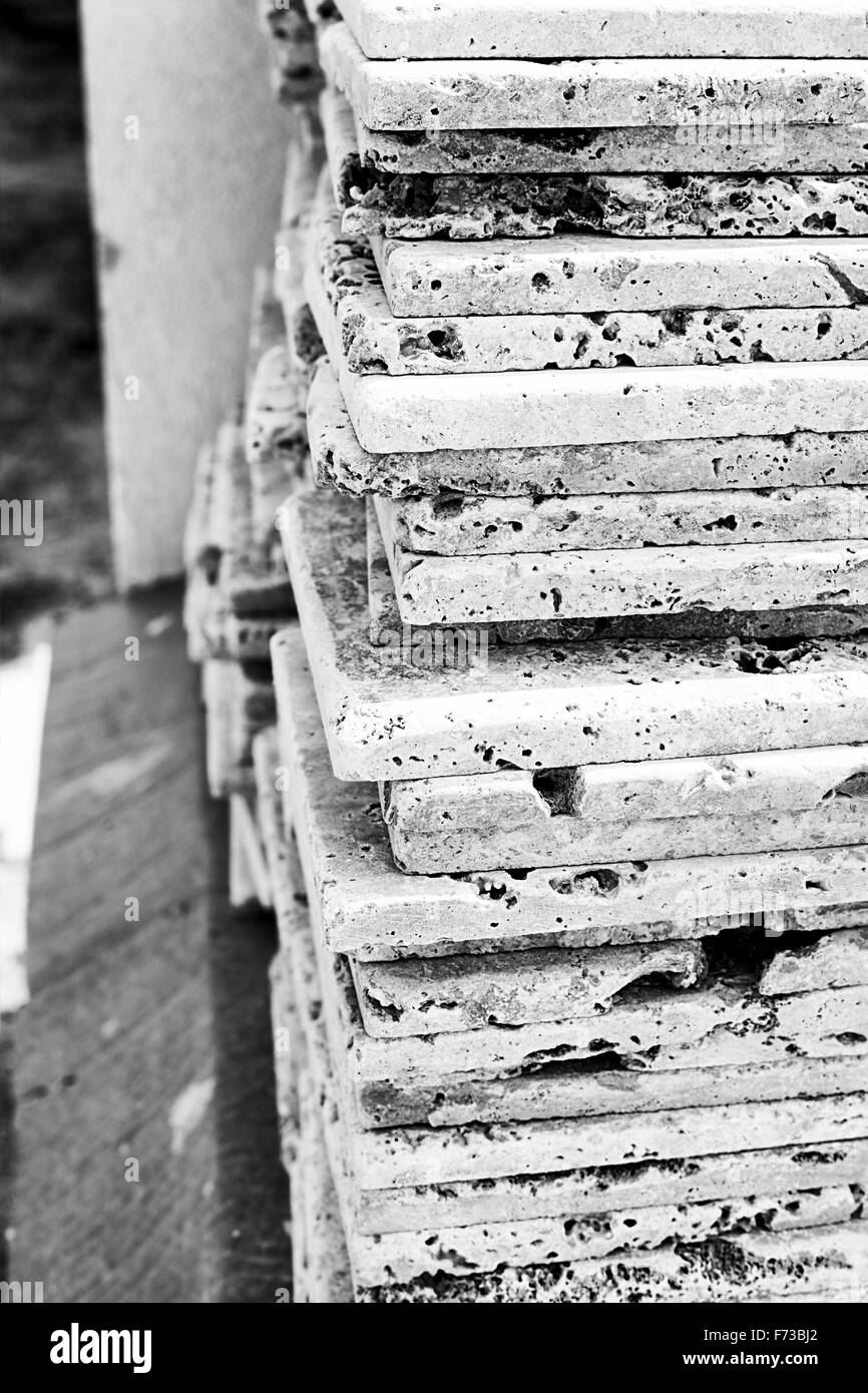 pile of cement brick block Stock Photo - Alamy