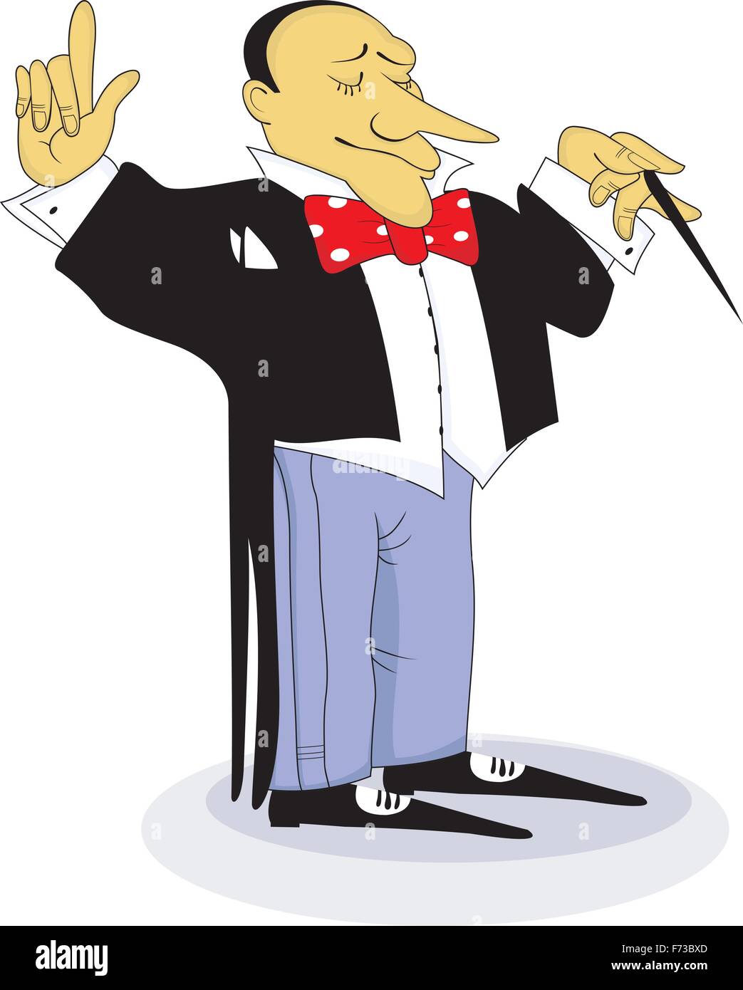 Conducting orchestra Stock Vector Images - Alamy