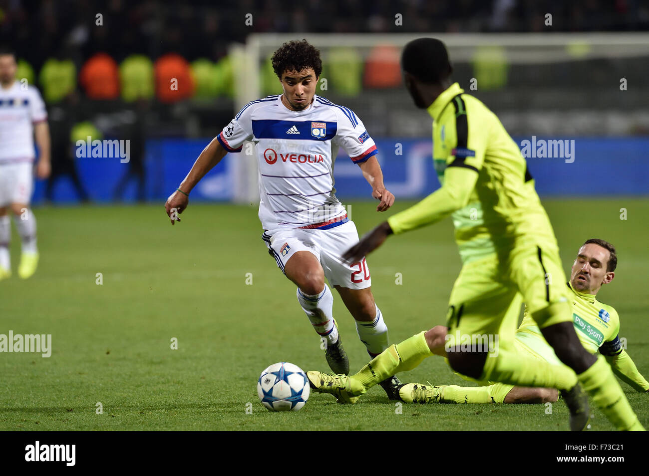 Football soccer fc ol lyon hi-res stock photography and images - Alamy