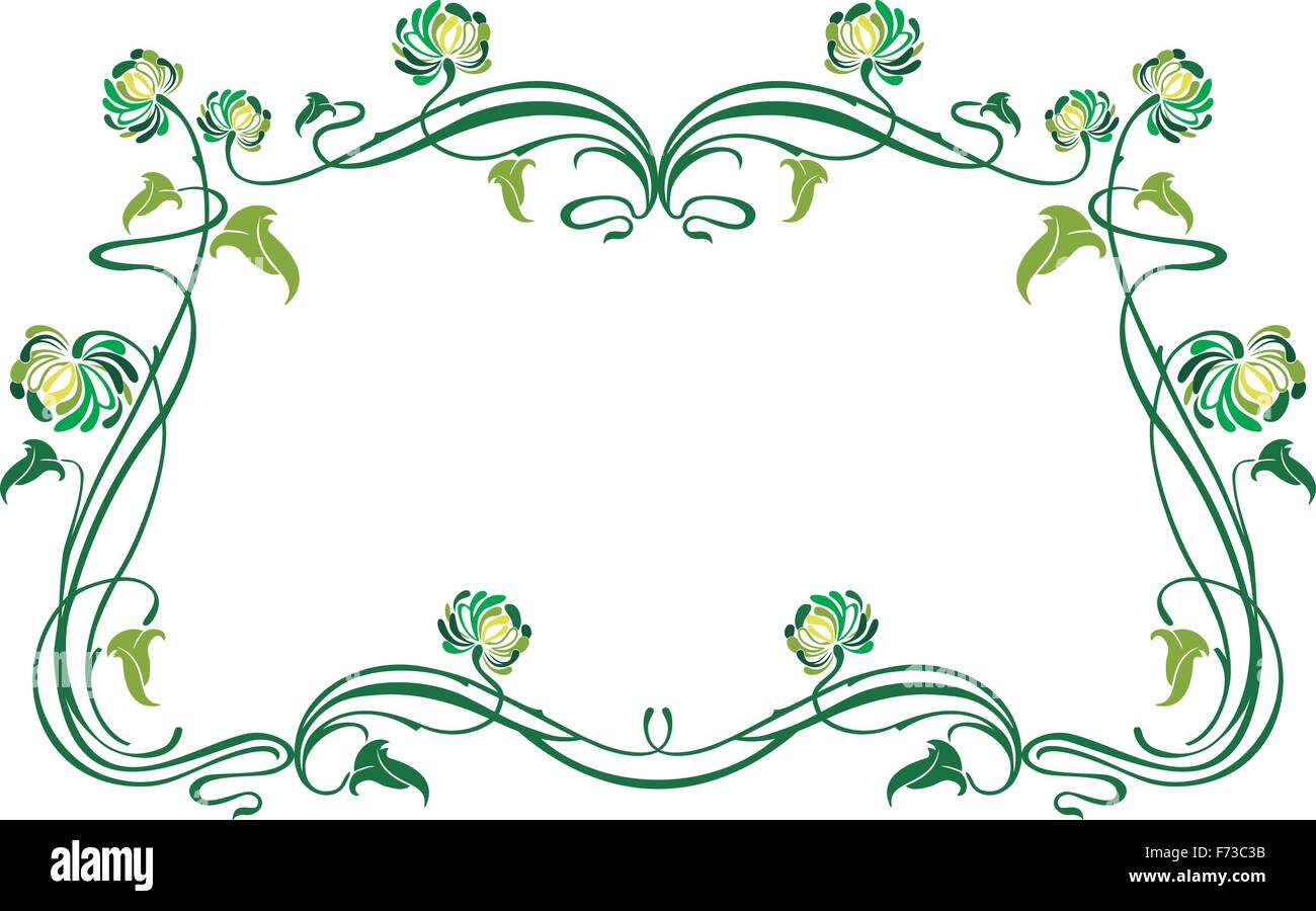 Floral decorative frame. Floral original decorative frame illustration ... Floral decorative frame. Floral original decorative frame illustration ...
