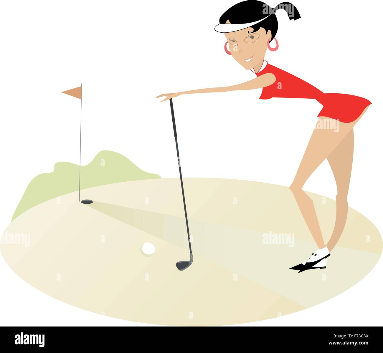 Good day for playing golf Stock Vector Image & Art - Alamy