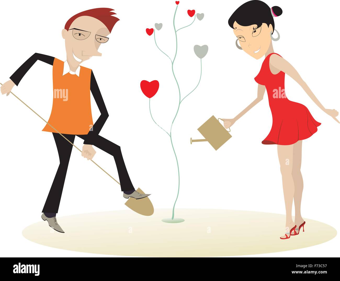 Lovers male Stock Vector Images - Alamy