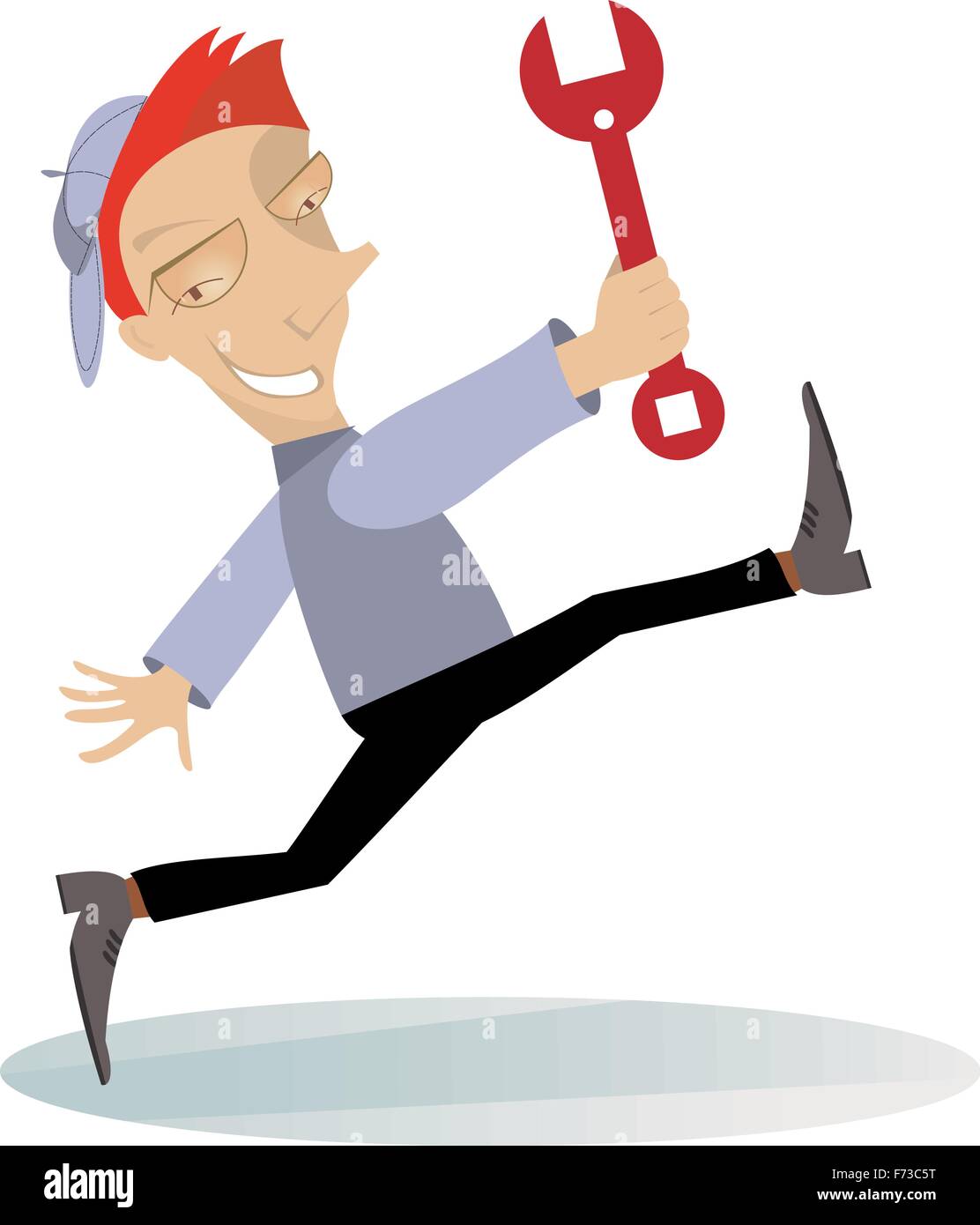 Mechanic cartoon hi-res stock photography and images - Alamy