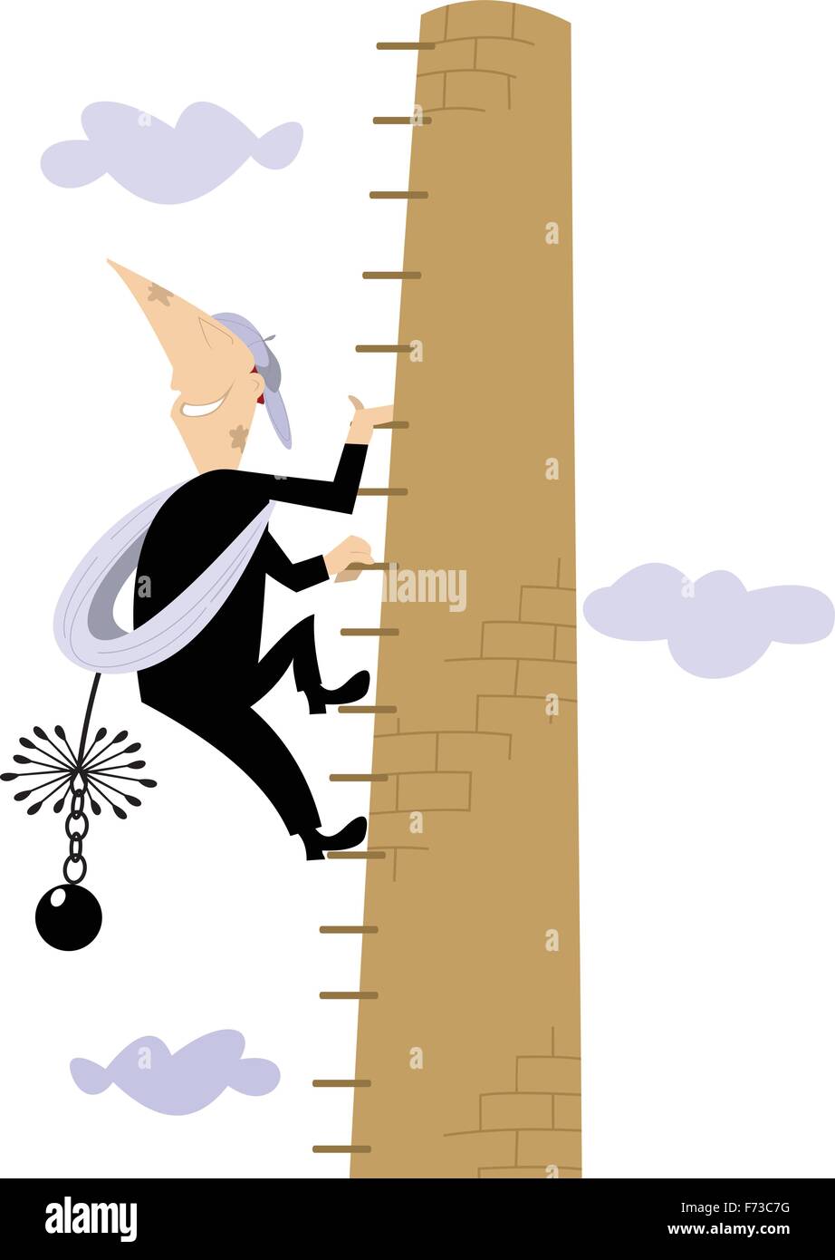 Chimney cloud Stock Vector Images - Alamy