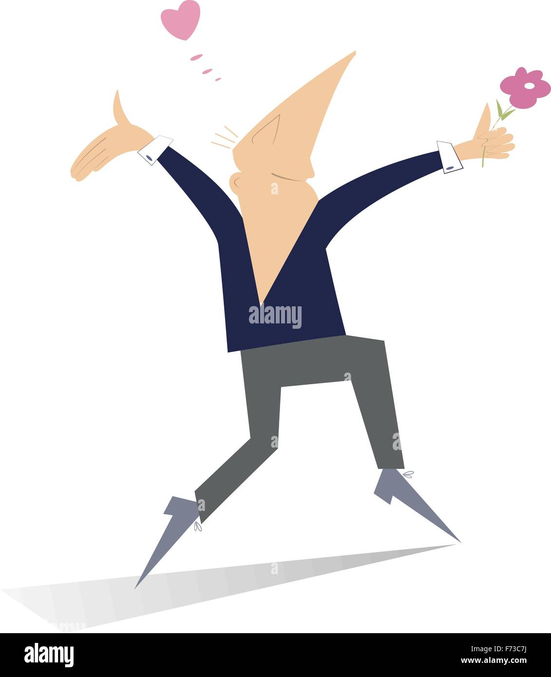 Man in falls Cut Out Stock Images & Pictures - Alamy