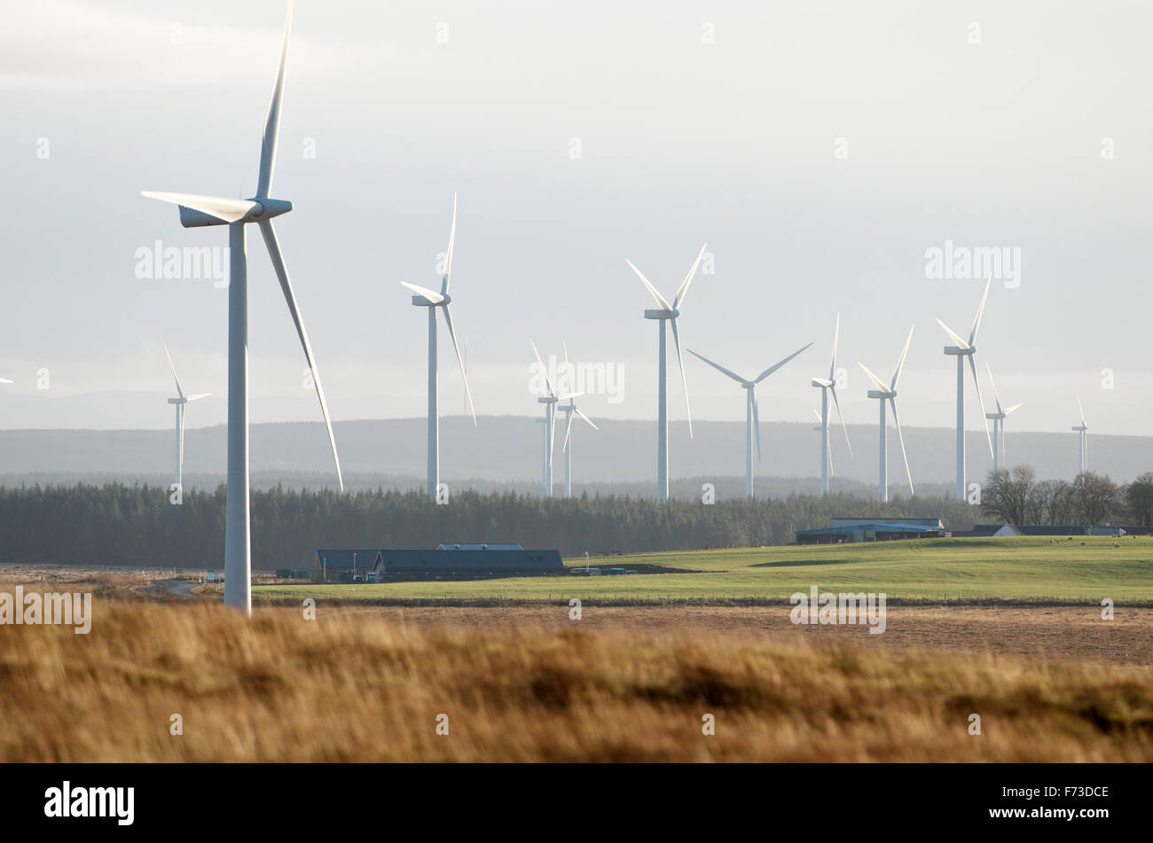 Wind turbines at Whitelee Wind Farm Stock Photo - Alamy