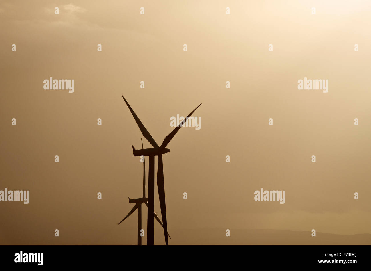 Wind turbines at Whitelee Wind Farm Stock Photo - Alamy