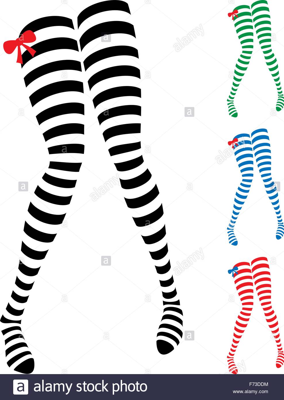 Beautiful Legs Of Slim Girl Stockings Stock Photos & Beautiful Legs Of ...