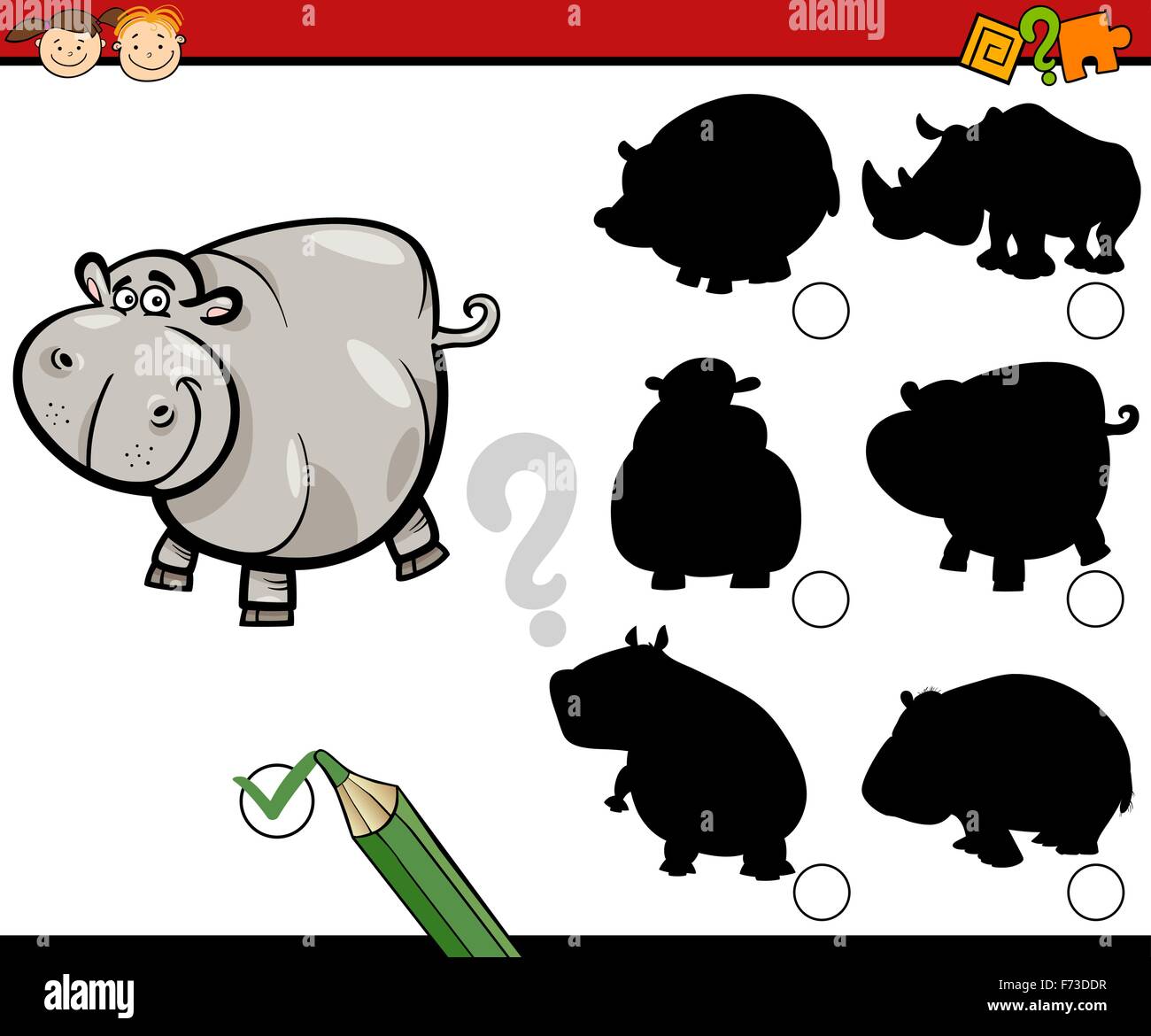 Hippo shape Stock Vector Images - Alamy