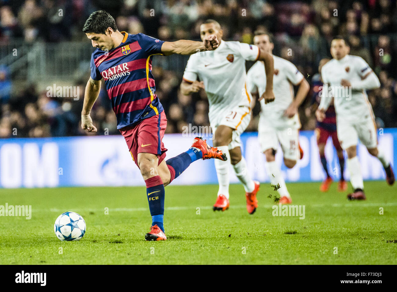 Barcelona, Catalonia, Spain. 24th Nov, 2015. FC Barcelona's forward ...