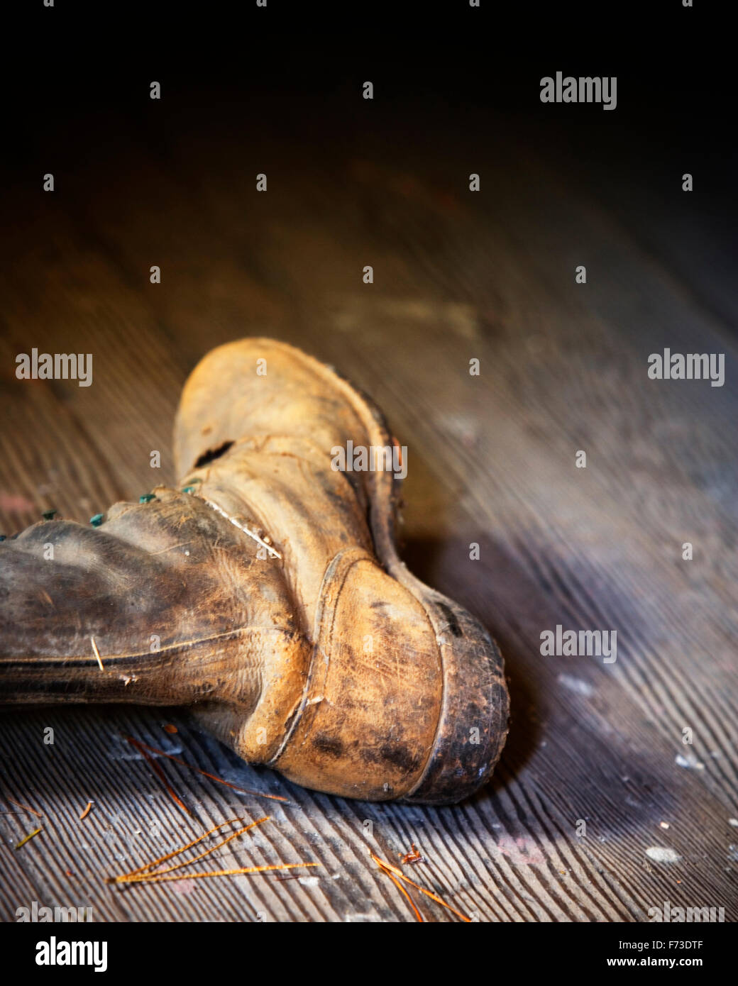 Weathered work boot hi-res stock photography and images - Alamy