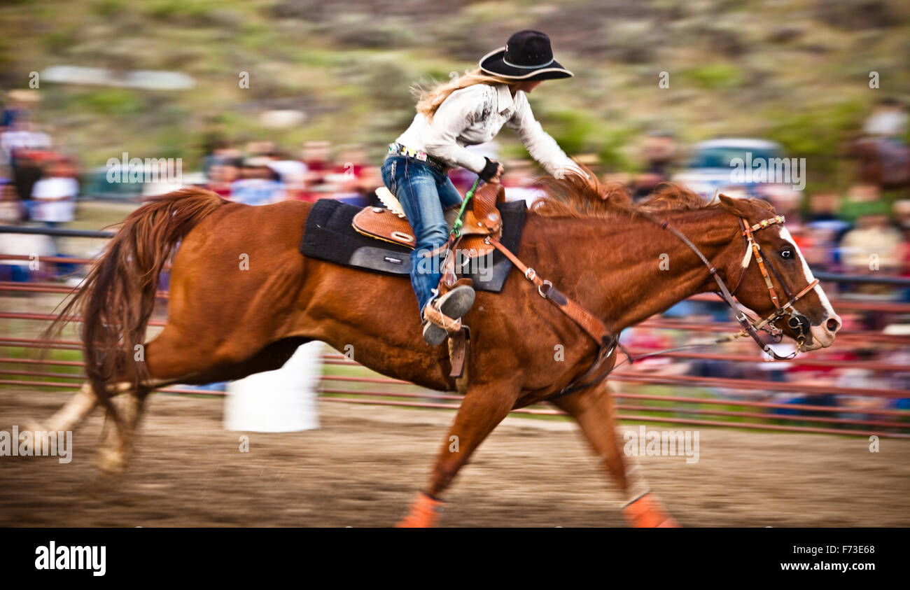 Barrel racer hi-res stock photography and images - Alamy