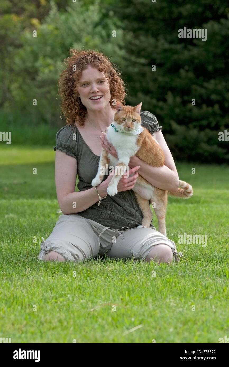 Human cat interaction hi-res stock photography and images - Alamy