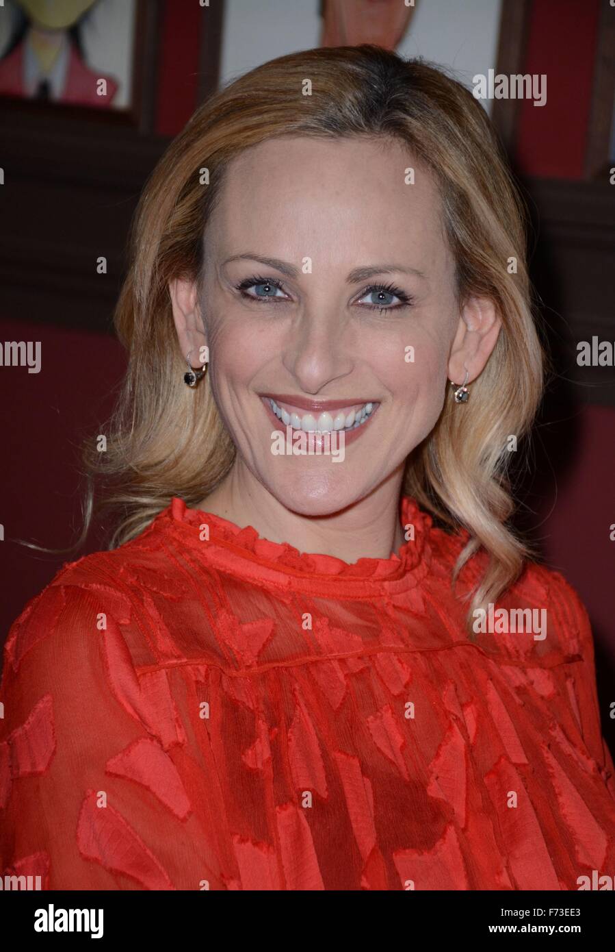 New York, NY, USA. 24th Nov, 2015. Marlee Matlin in attendance for ...