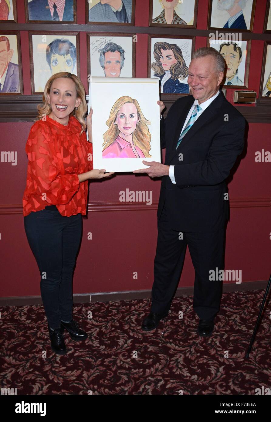 New York, NY, USA. 24th Nov, 2015. Marlee Matlin, Max Klimavicius in ...