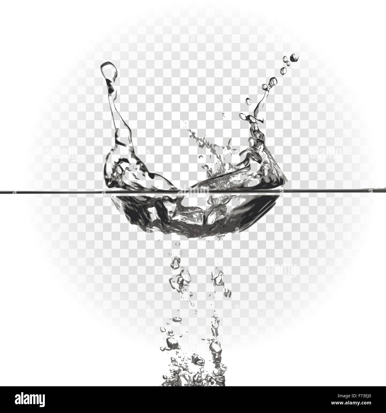 Water splash, vector illustration Stock Vector Image & Art - Alamy