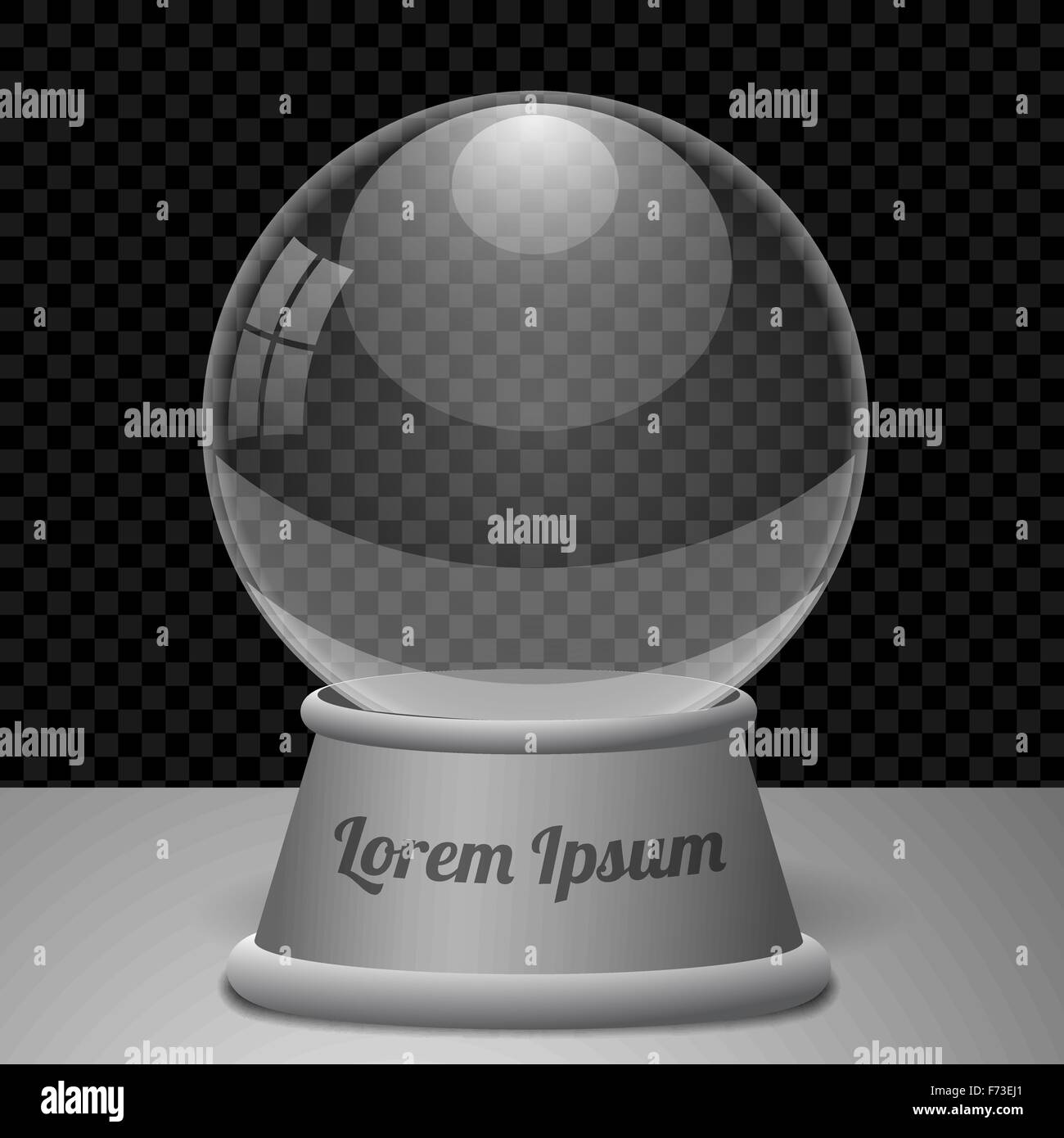 Empty snow globe Stock Vector Image & Art - Alamy