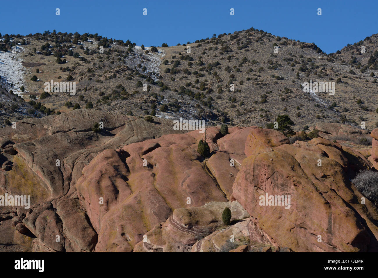 Erosion of sandstone Red Rocks geological formation Stock Photo - Alamy