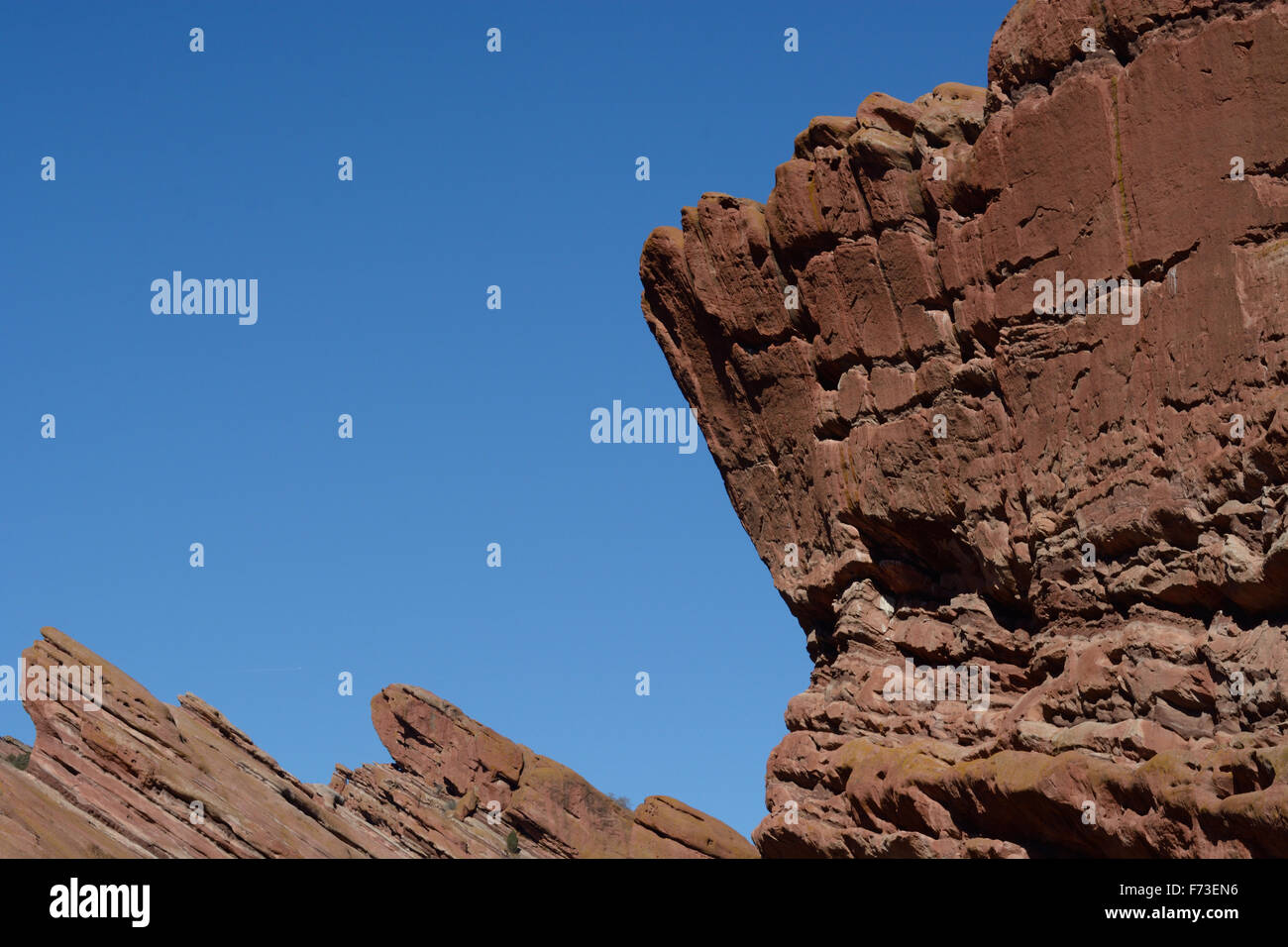 Erosion of sandstone Red Rocks geological formation Stock Photo - Alamy