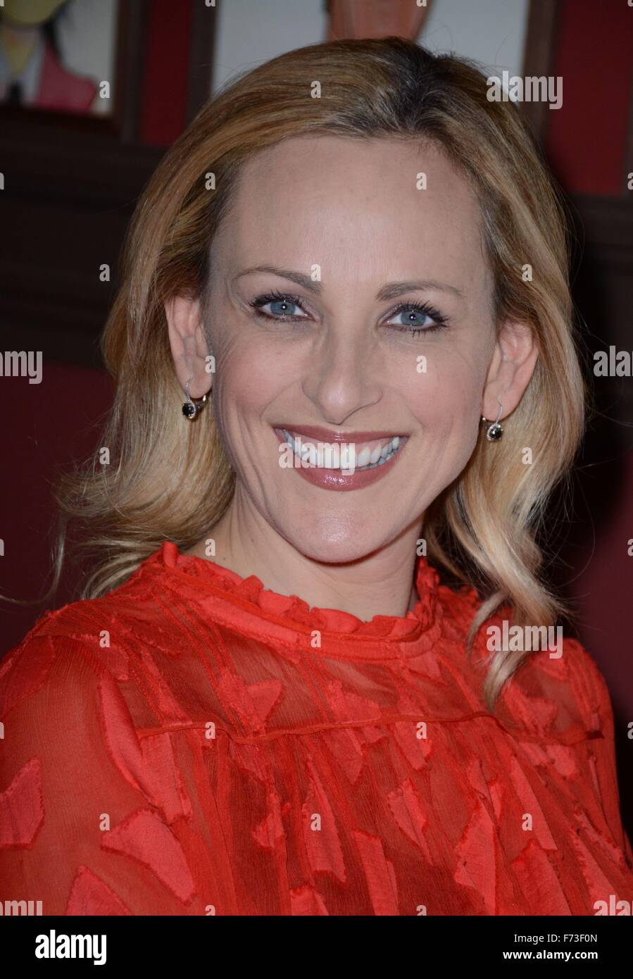 New York, NY, USA. 24th Nov, 2015. Marlee Matlin in attendance for ...