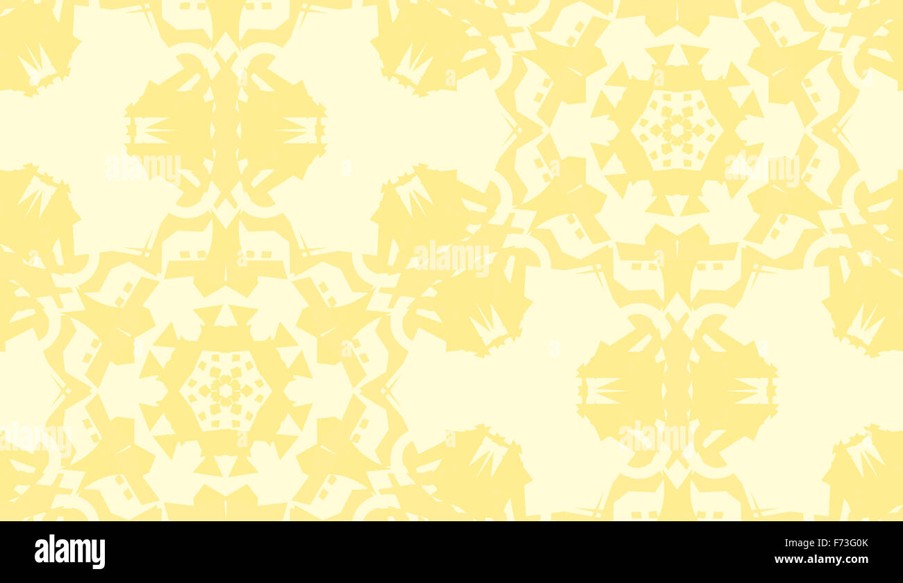 Seamless background doily pattern in bright yellow Stock Photo - Alamy