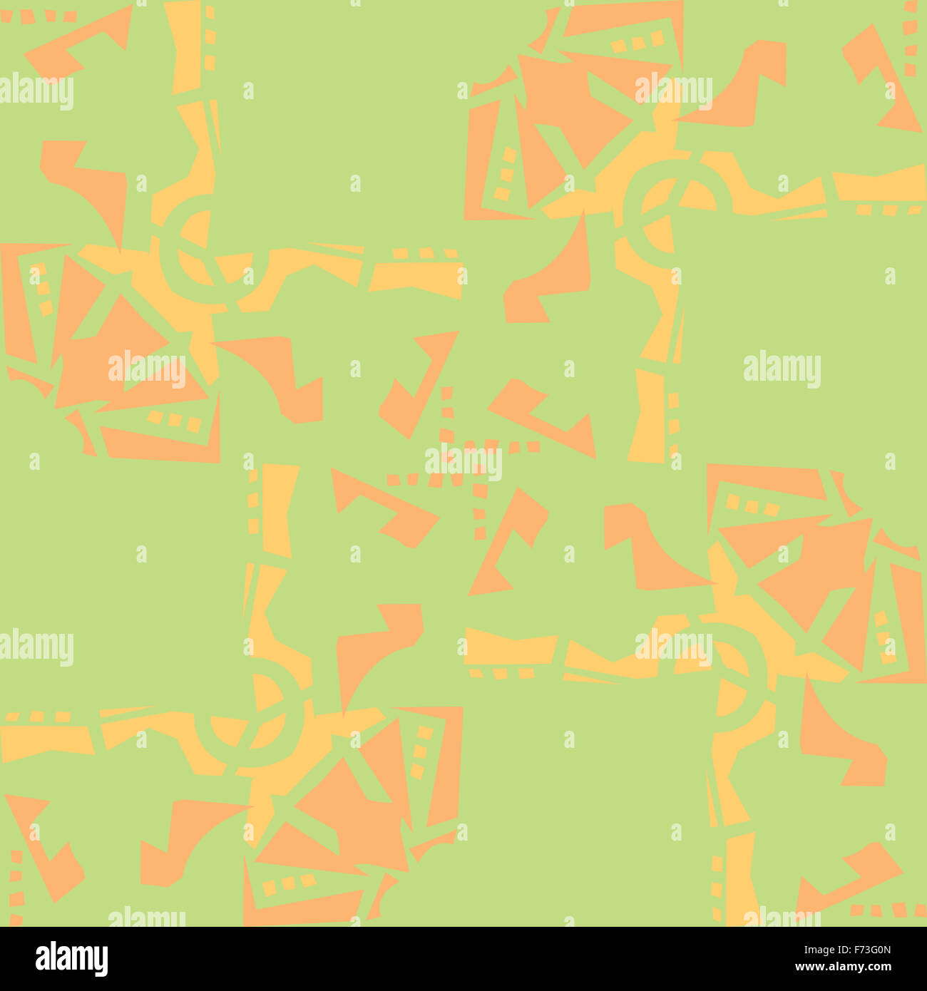 Abstract repeating background pattern of rectangular shapes over green ...