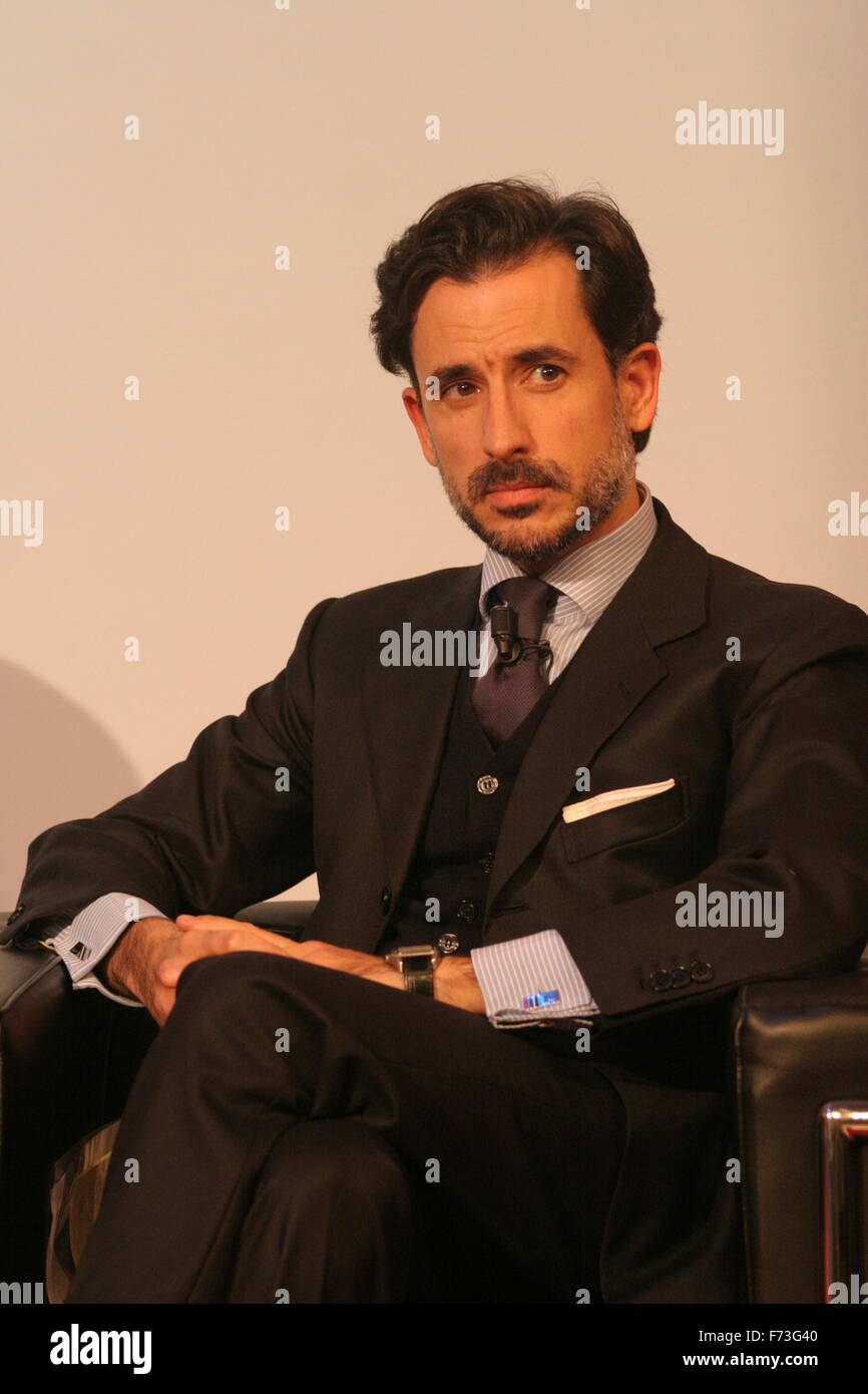 Naples, Italy. 24th Nov, 2015. Members of the family business in the ...