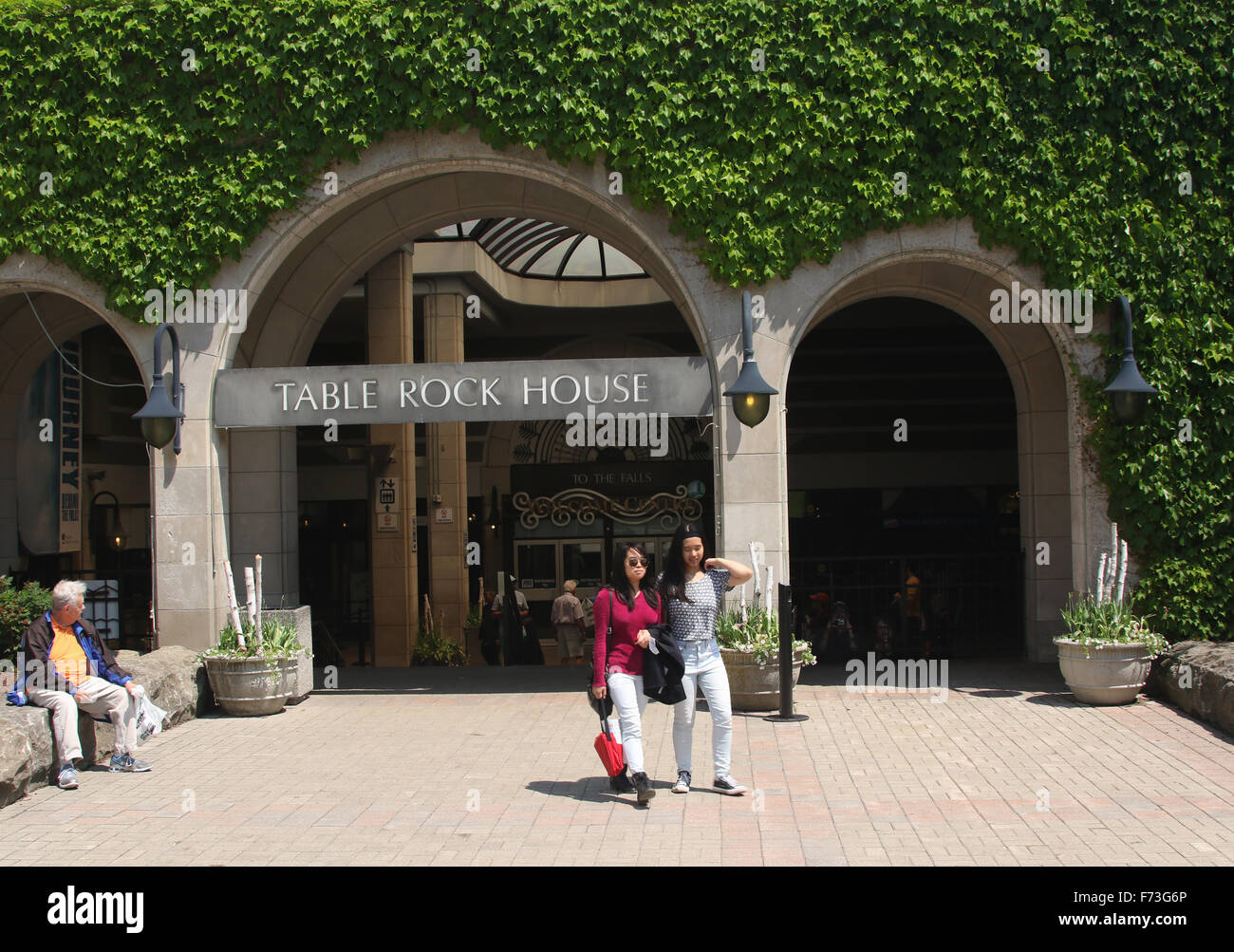 Entrance to Table Rock House. Niagara Falls, Ontario, Canada Stock ...