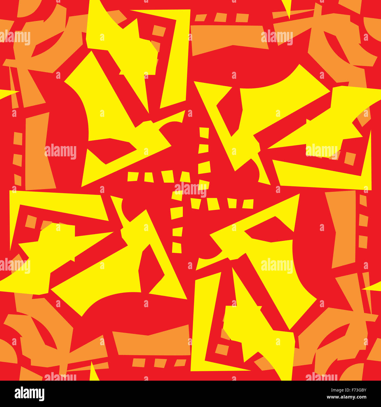Abstract autumn leaves in repeating background pattern Stock Photo - Alamy