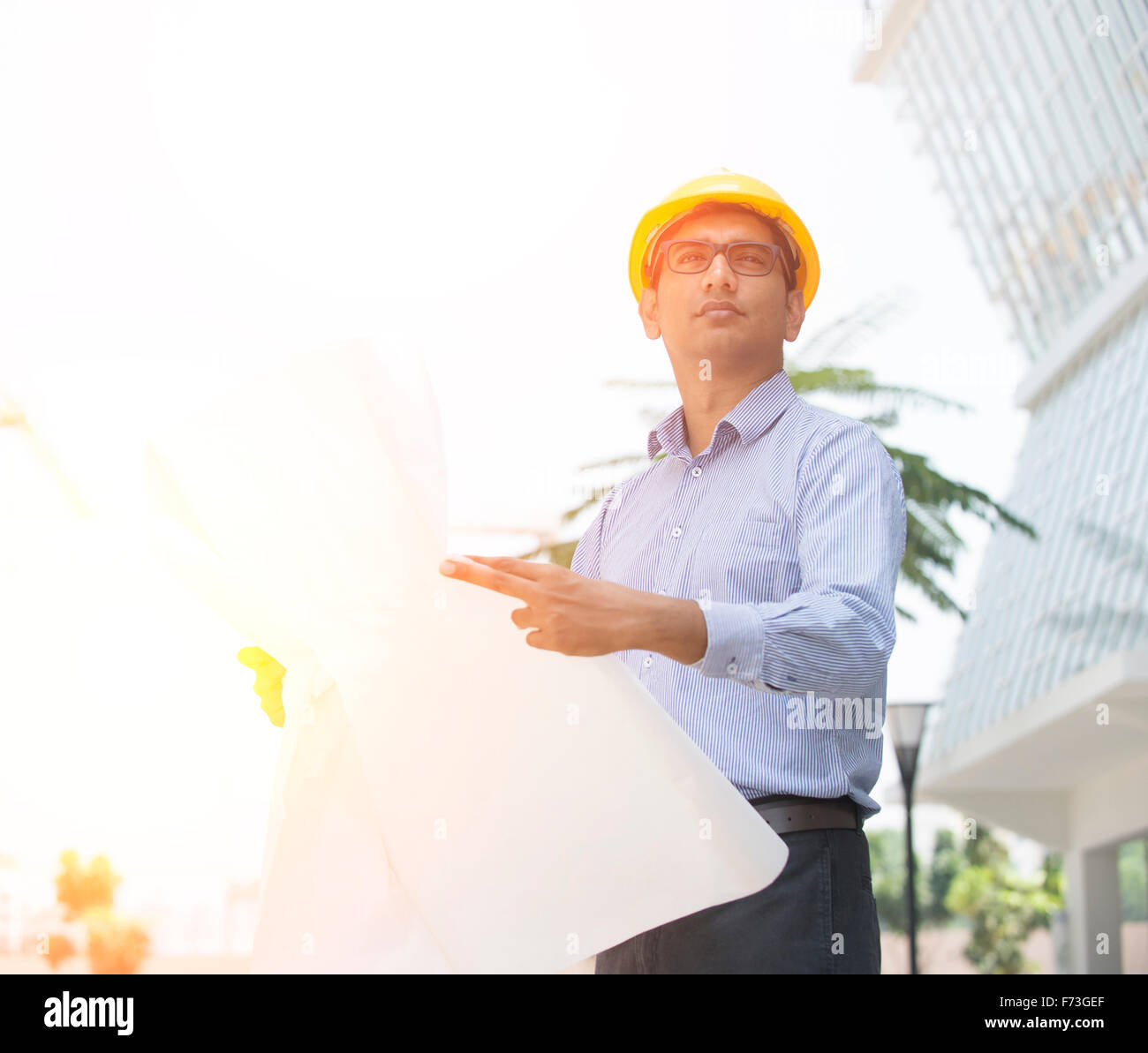 Indian civil engineer hi-res stock photography and images - Alamy