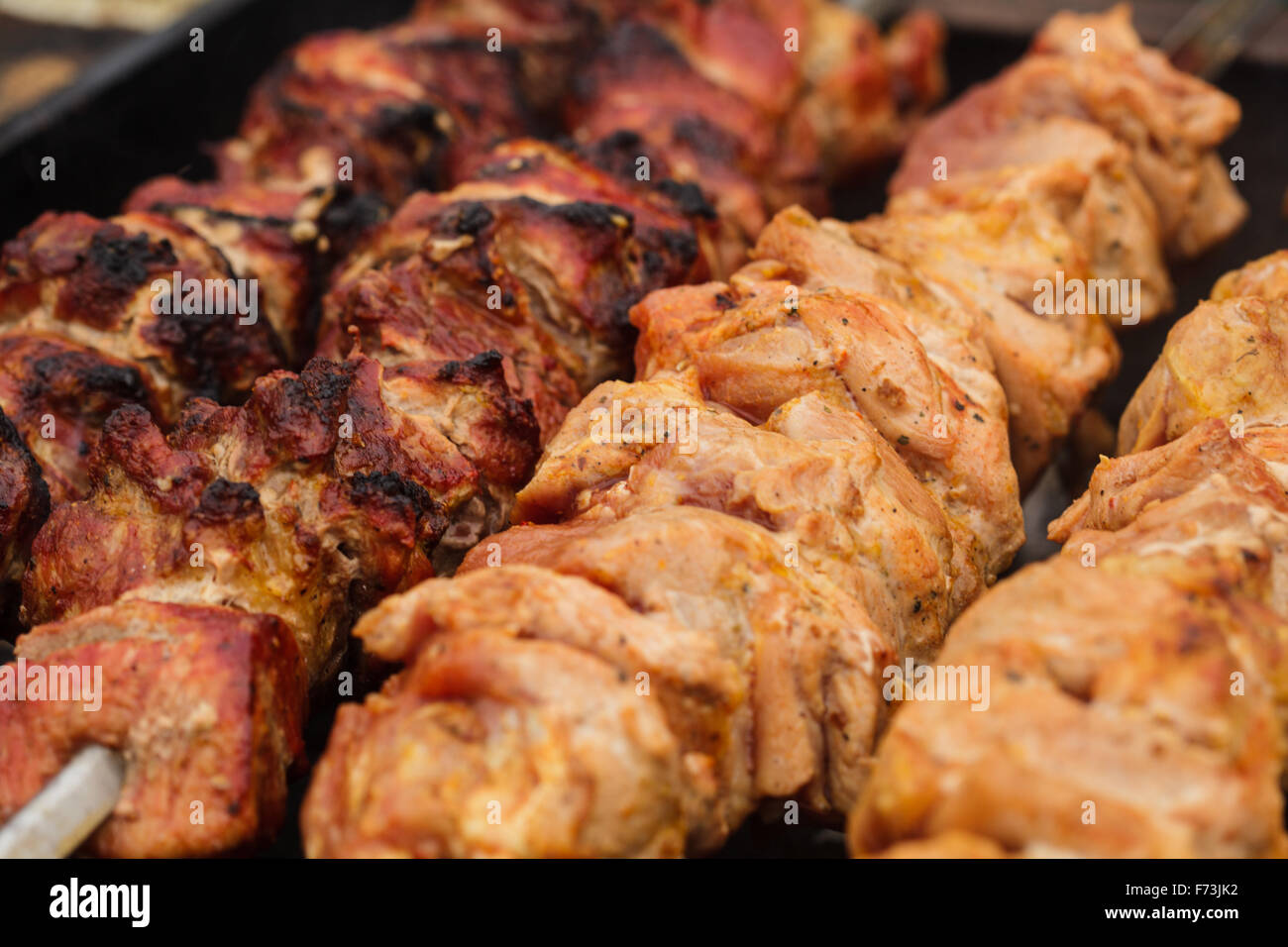 The Shashlik closeup Stock Photo - Alamy