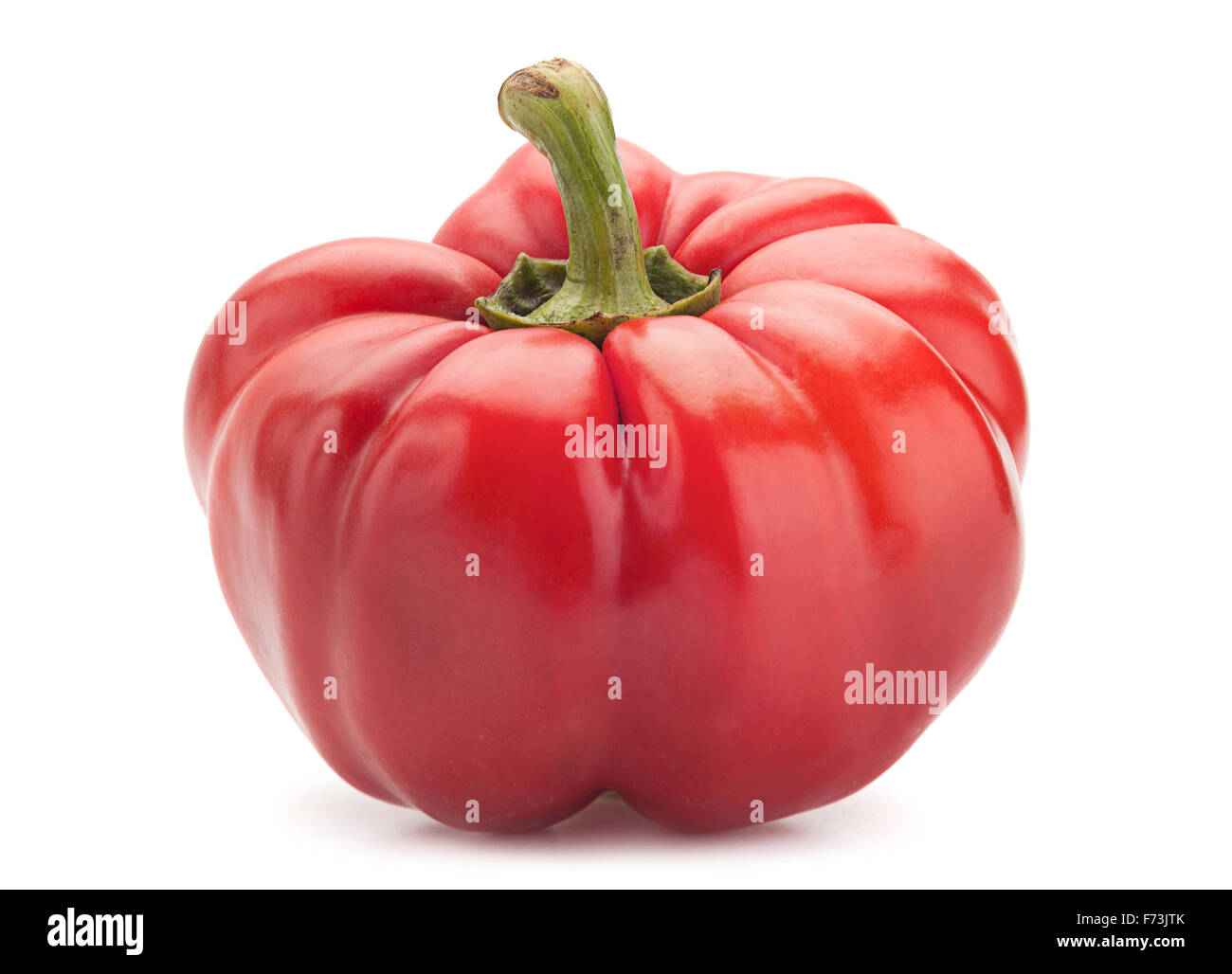 Red pepper vegetable isolated on white background Stock Photo - Alamy