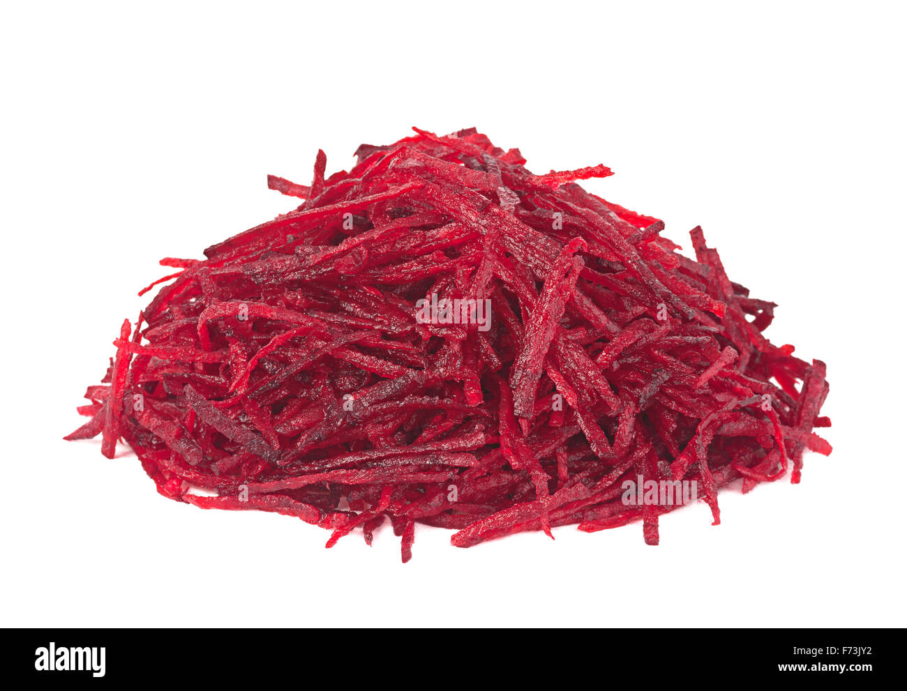 Beet vegetable chopped closeup isolated on white Stock Photo - Alamy