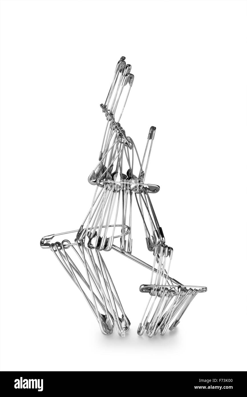 metal safety pins Stock Photo - Alamy