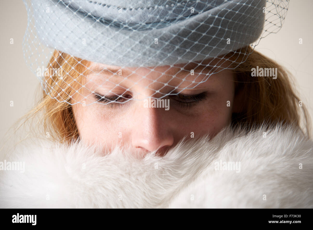 Veiled hat hi-res stock photography and images - Alamy