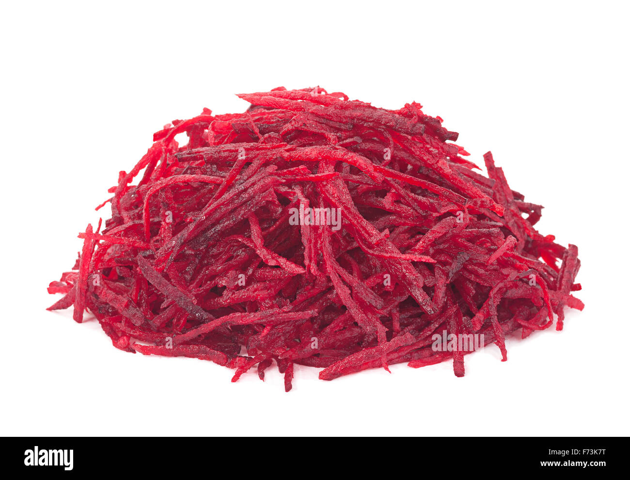Beet vegetable chopped closeup isolated on white Stock Photo - Alamy