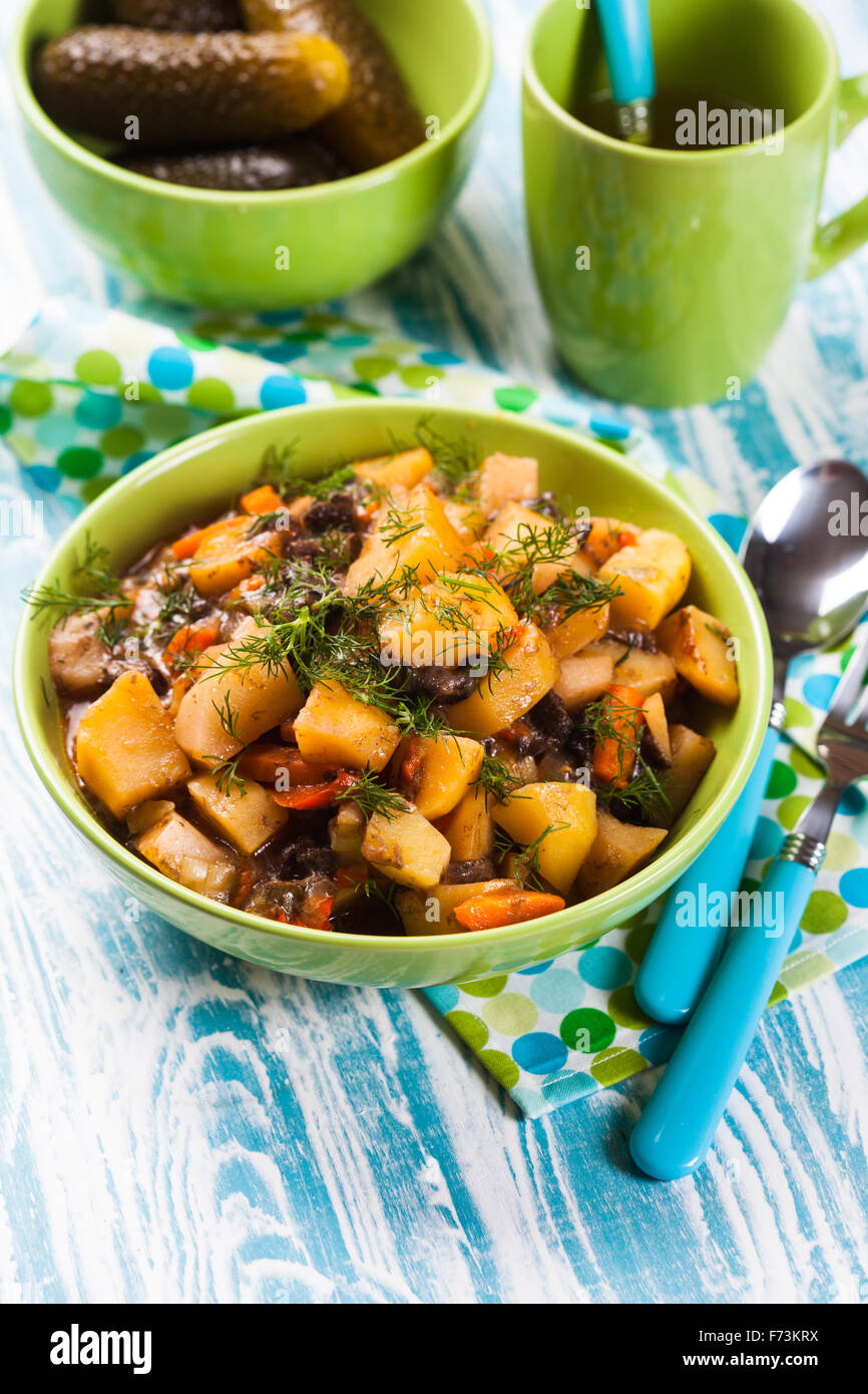 The Vegetable ragout Stock Photo - Alamy