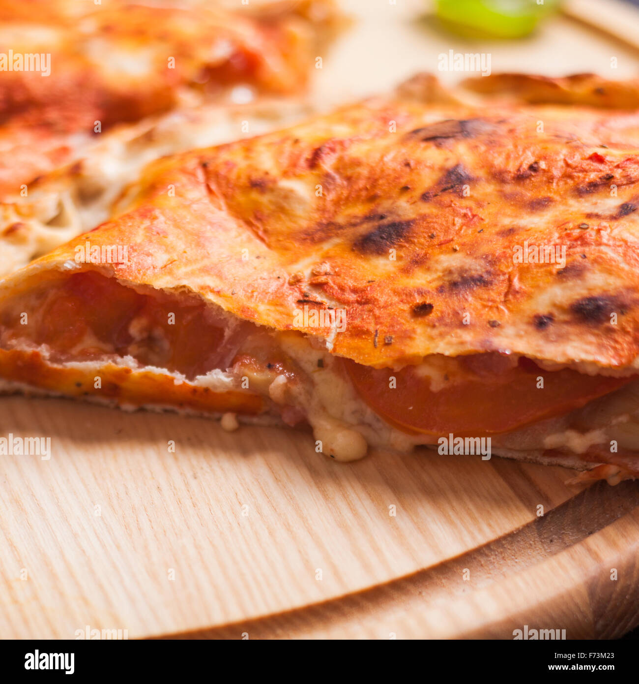 The Pizza calzone Stock Photo - Alamy